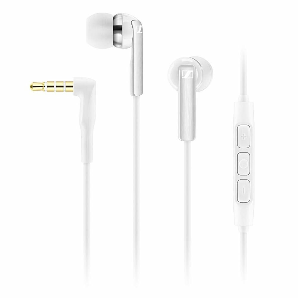 Sennheiser CX 2.00i Гарнитура проводная, белая, для устройств Apple