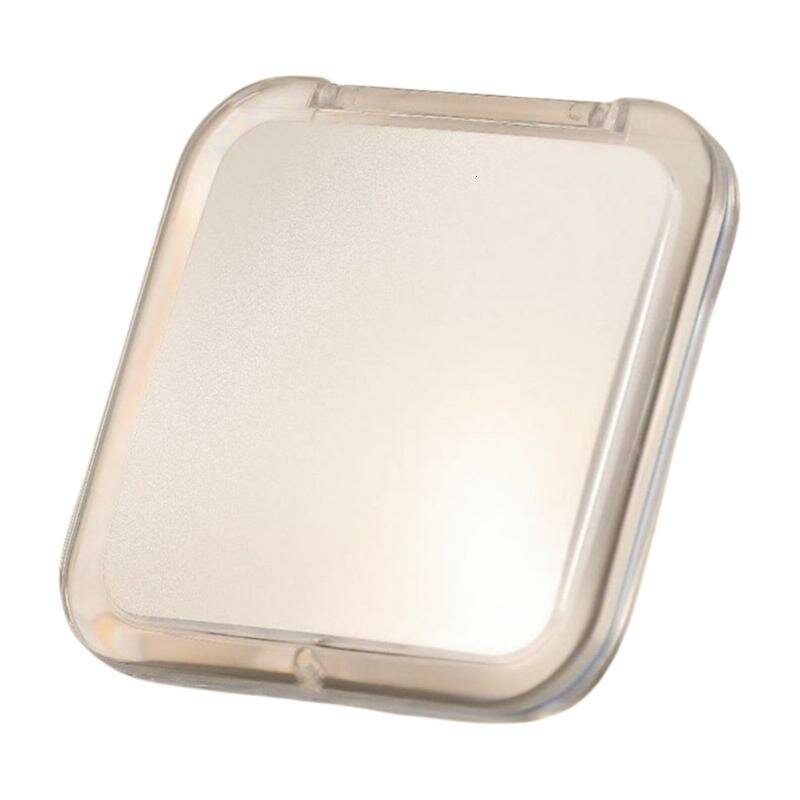 Двойное увеличительное зеркало для макияжа, Серебро - 15X