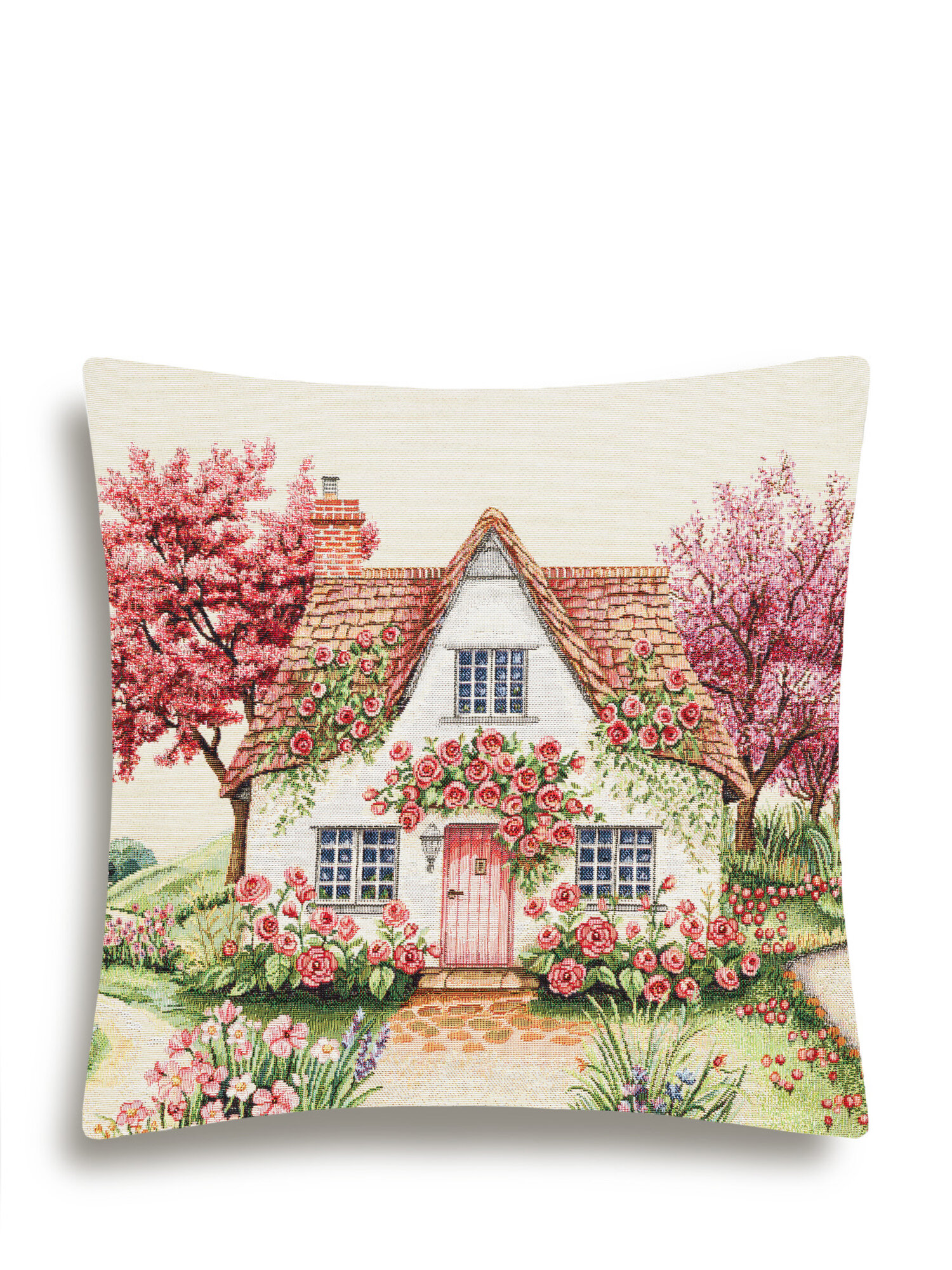 Наволочка гобеленовая Le Gobelin Сад Розы 45х45 см