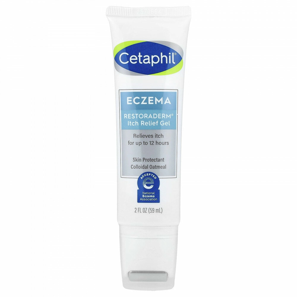 Cetaphil, Eczema, Restoraderm®, гель для уменьшения зуда, для чувствительной кожи, 59 мл (2 жидк. унции)