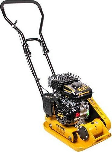 Виброплита бензиновая CHAMPION PC5332F (43,7кг8,2кН49,5*32см20см480м2/час1,65кВт) 2.8 л. с.