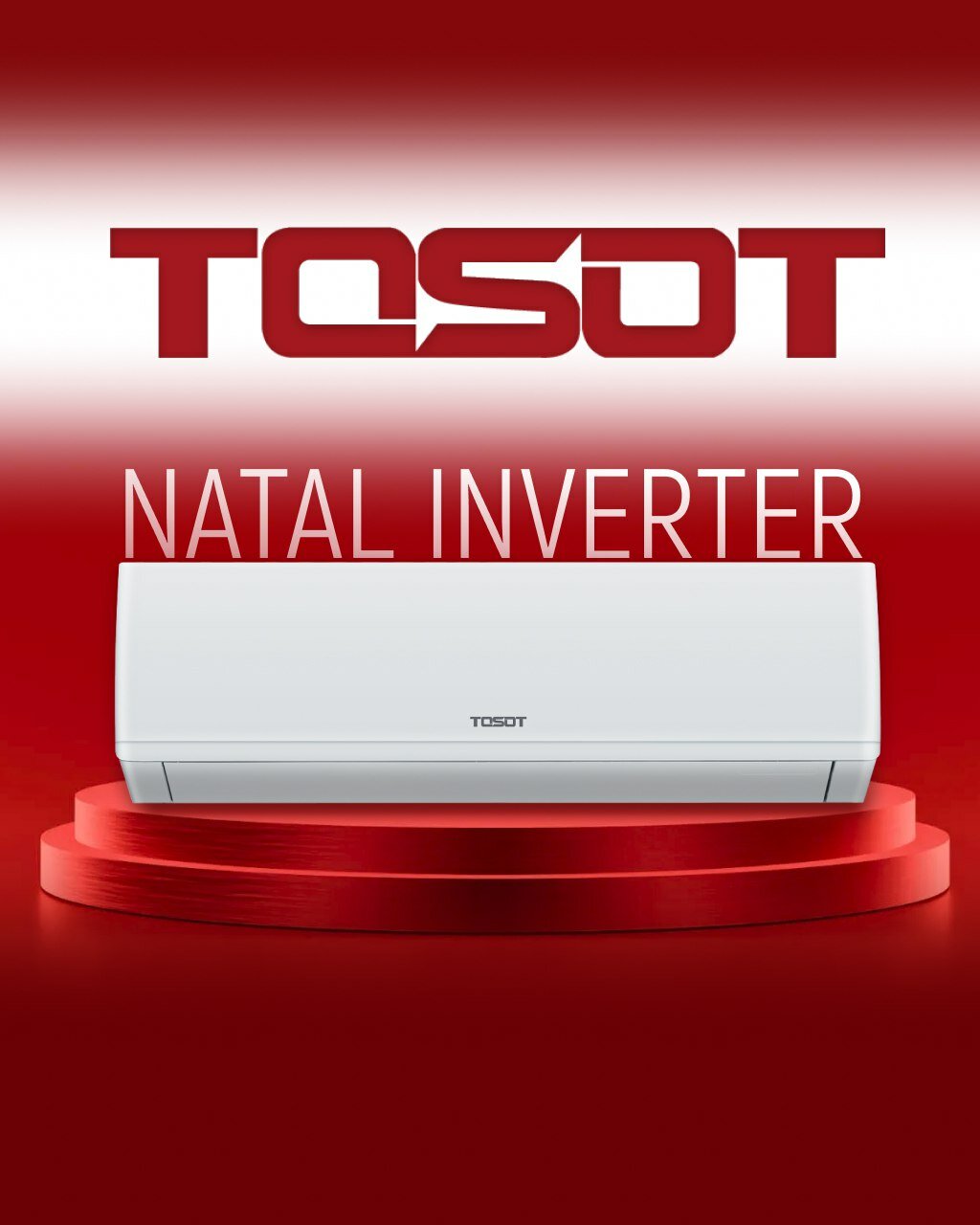Сплит-система Tosot Natal Inverter T12H-SNE/I/T12H-SNE/O, на 35 м2, завод GREE