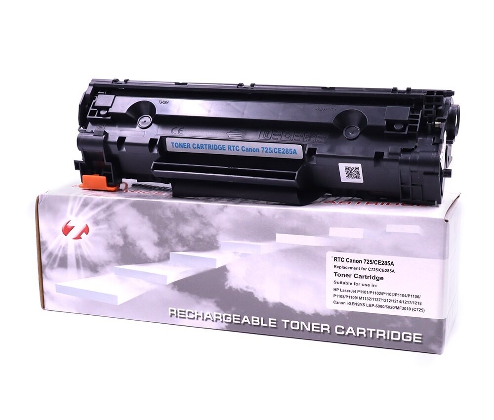 Тонер картридж 7Q C-725, CE285A для HP LJ P1102 и Canon LBP6000 (Чёрный, 1600 стр.), универсальный