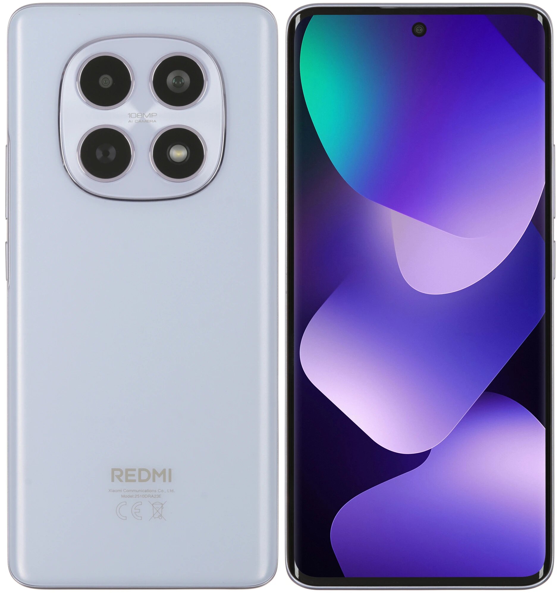 Смартфон Xiaomi Redmi Note 15 6/128Gb Purple фиолетовый 6,77 Официальный Ростест