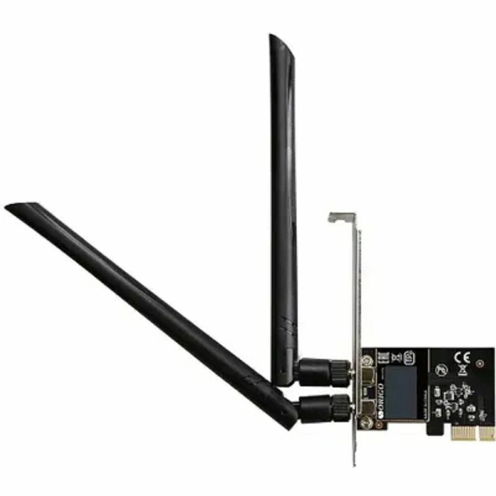 ORIGO Сетевая карта OWN1200A A1A Wi - Fi AC1200 PCI - E адаптер, 2.4 5 ГГц, 2 съемные антенны 5 dBi