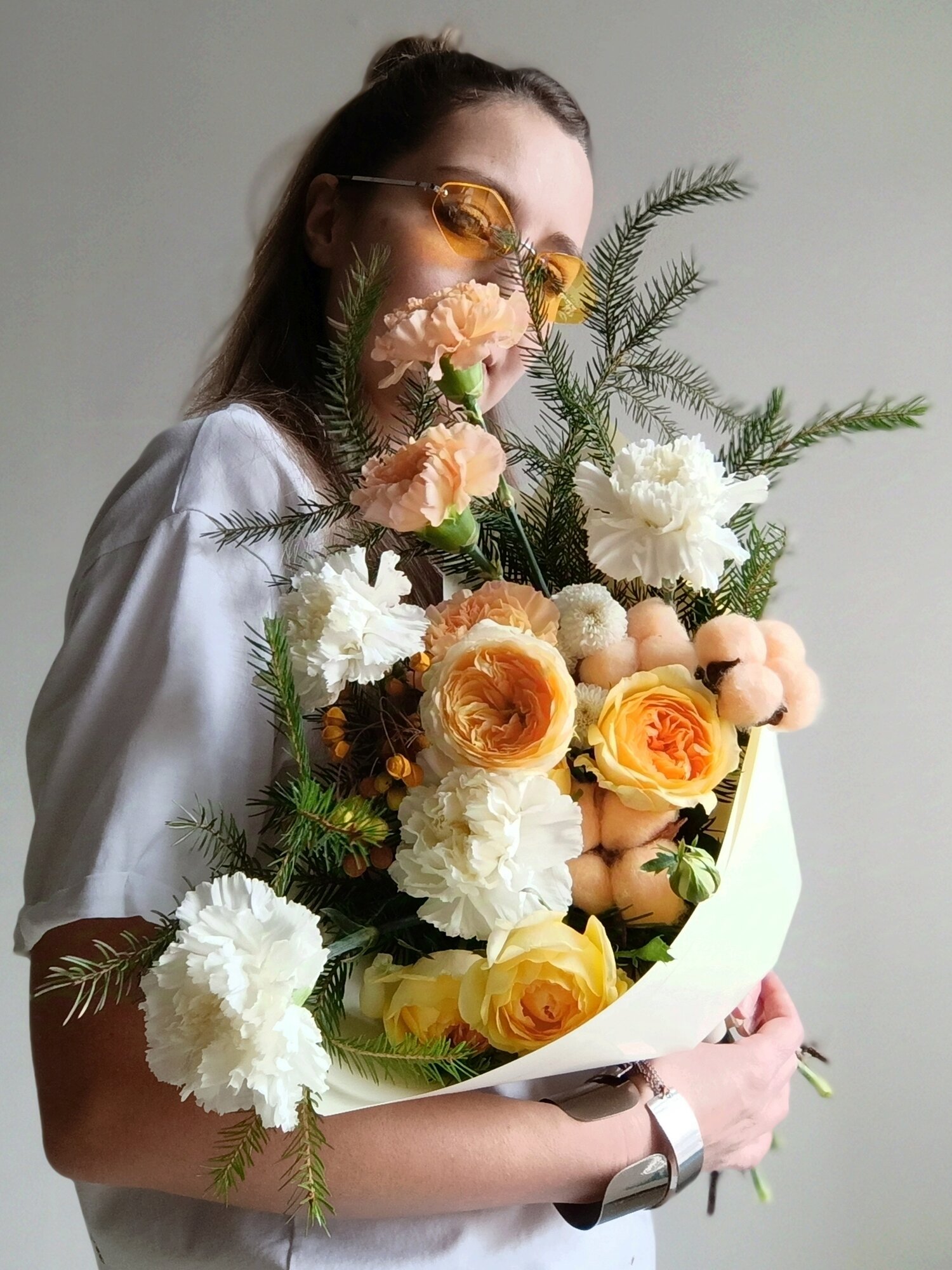 Авторский букет "Лесное солнце"