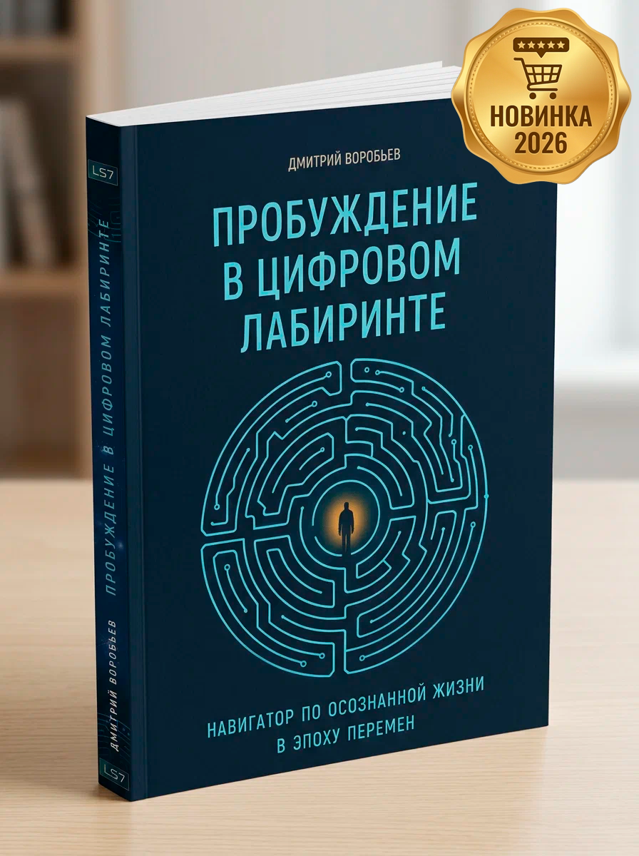 Книга «Пробуждение в Цифровом Лабиринте. Навигатор по Осознанной Жизни в Эпоху Перемен» - Саморазвитие и Самореализация.