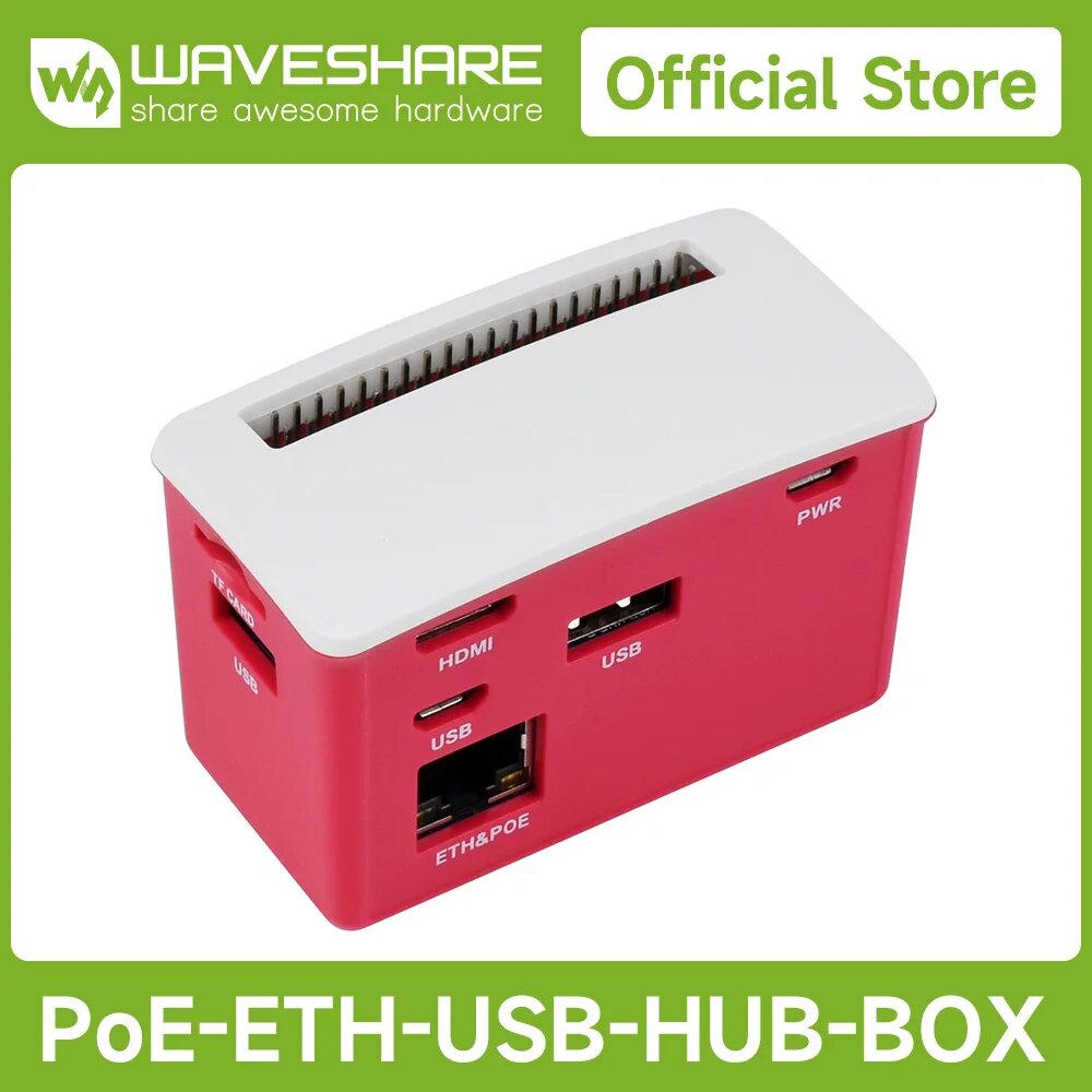 Waveshare PoE-ETH-USB-HUB-BOX корпус