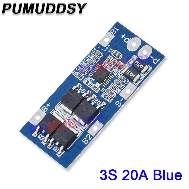 3S 20A Blue BMS плата защиты Li-ion