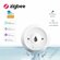 Датчик умного дома Zigbee для мониторинга утечки воды и низкого уровня воды, раб...