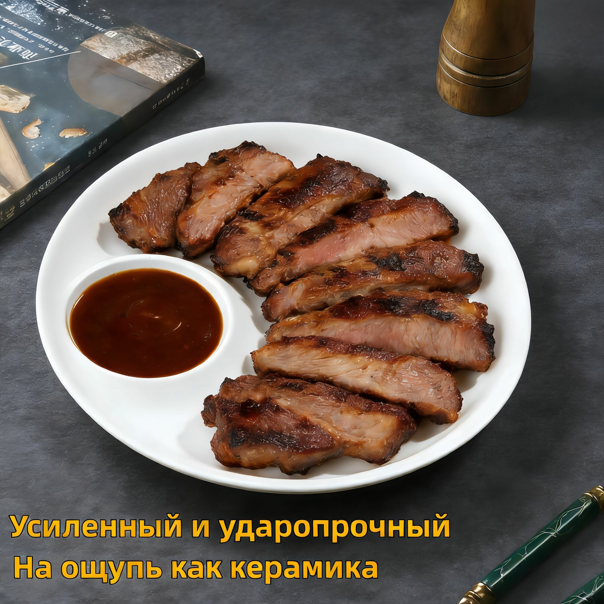 Тарелка с соусником — фото 1