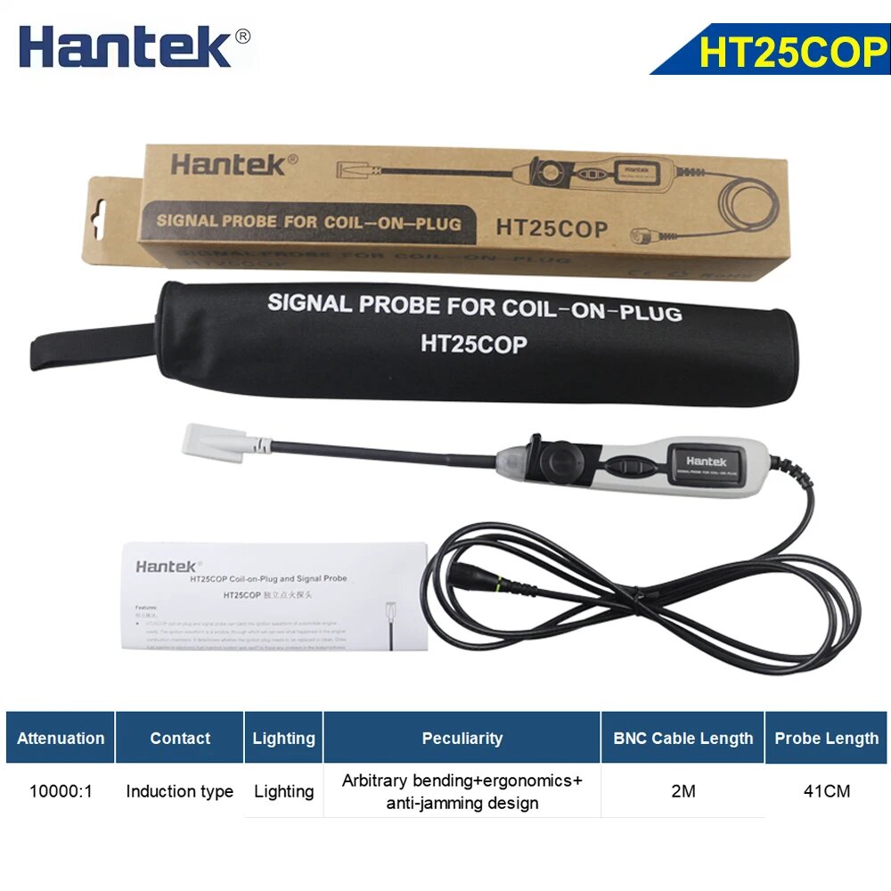 Осциллограф Hantek HT25COP, щуп для свечей зажигания