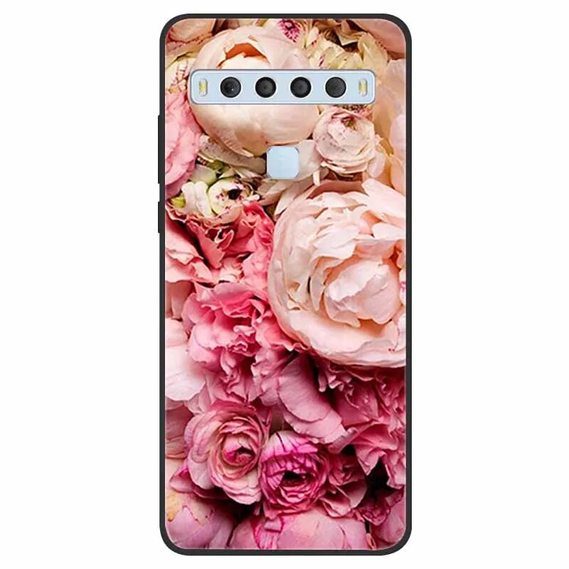 Для TCL 10L чехол противоударный силиконовый мягкий чехол из ТПУ для телефона TCL 10 L 10 Lite чехлы TCL10L 10L милый кот волк мультфильм Fundas