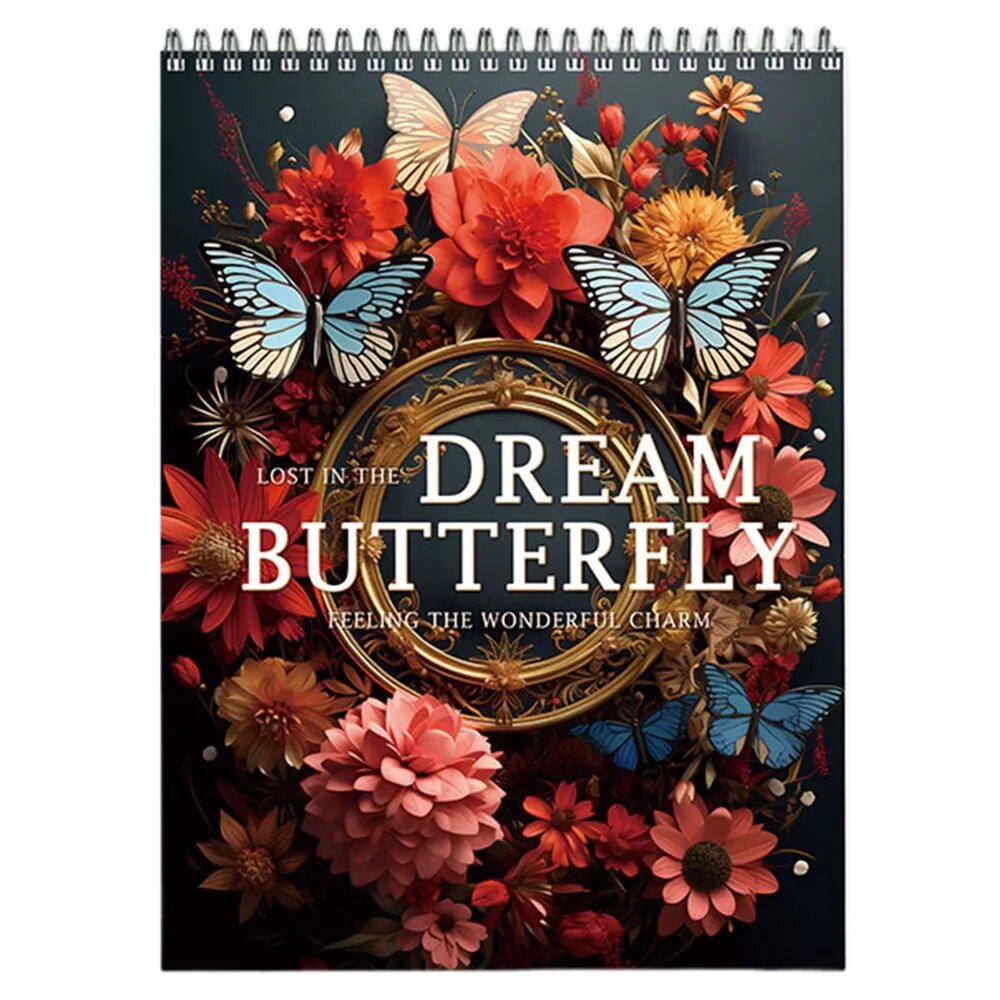 Книга для раскрашивания для взрослых, 4 шт, формат А4, 30 страниц, двойная спиральная скрепка, 24 цветных карандаша