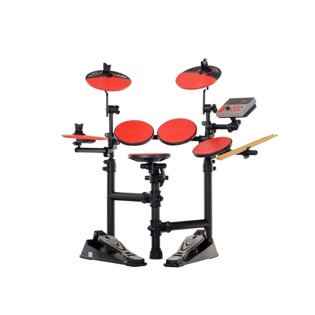 Электронная ударная установка "Soundking SD50", березовая, напольная, черный цвет