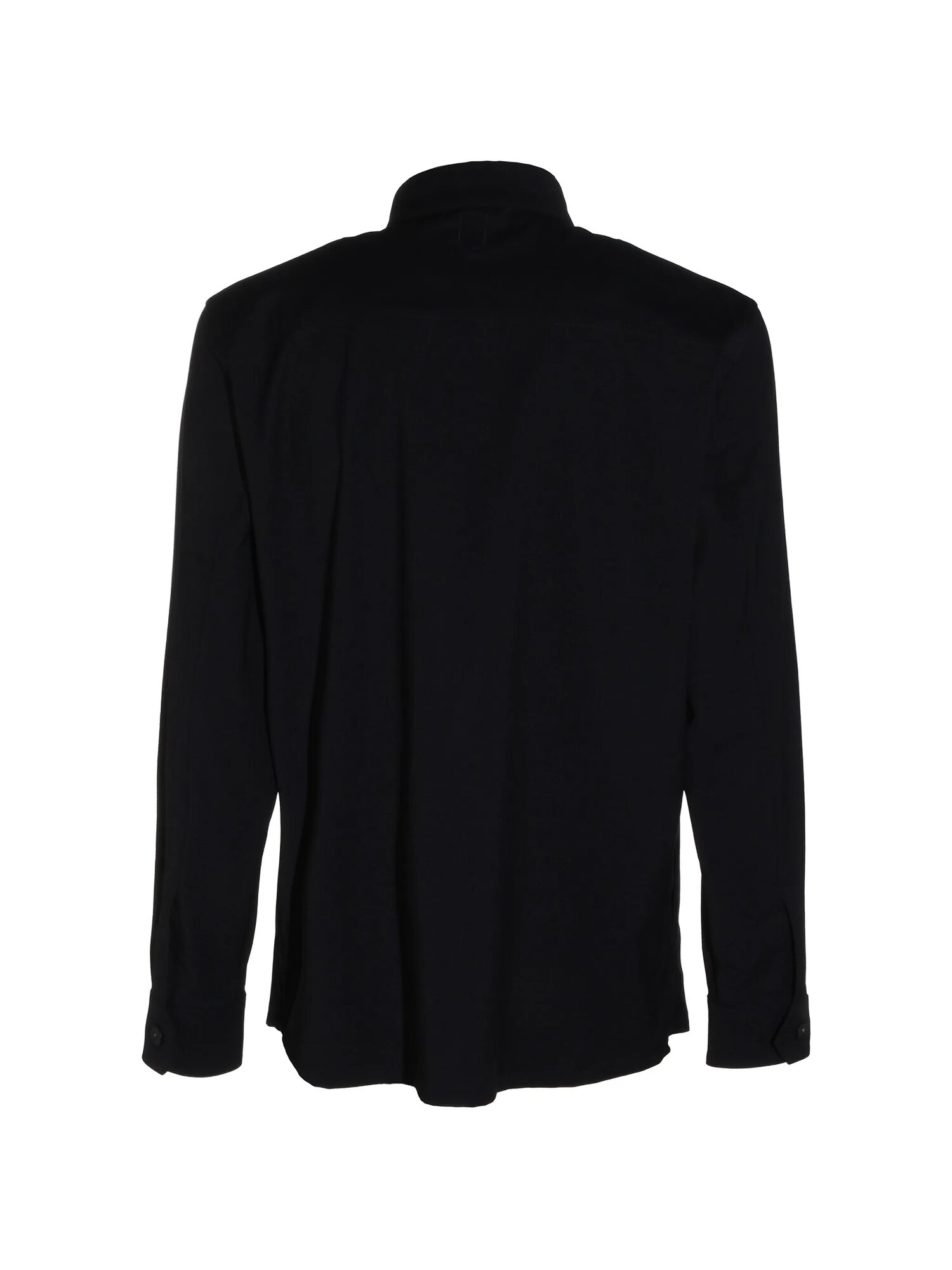 Куртка Canali Button-detail shirt jacket, размер 48, black/black — фото 1