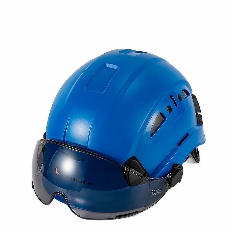Каска для наружного строительства с очками выше по течению, альпинизм, высотный спасательный защитный шлем