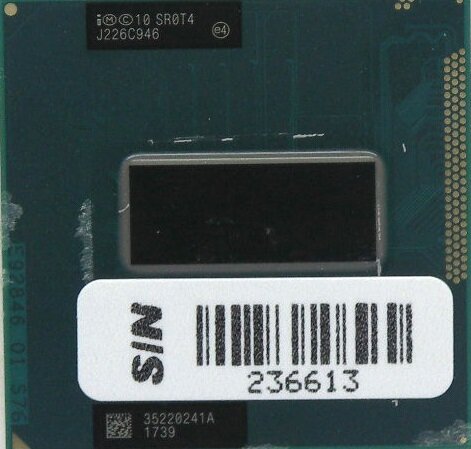 Процессор для ноутбука Intel Core i3-3110M 2,4/3M Ivy Bridge Socket G2 SR0T4