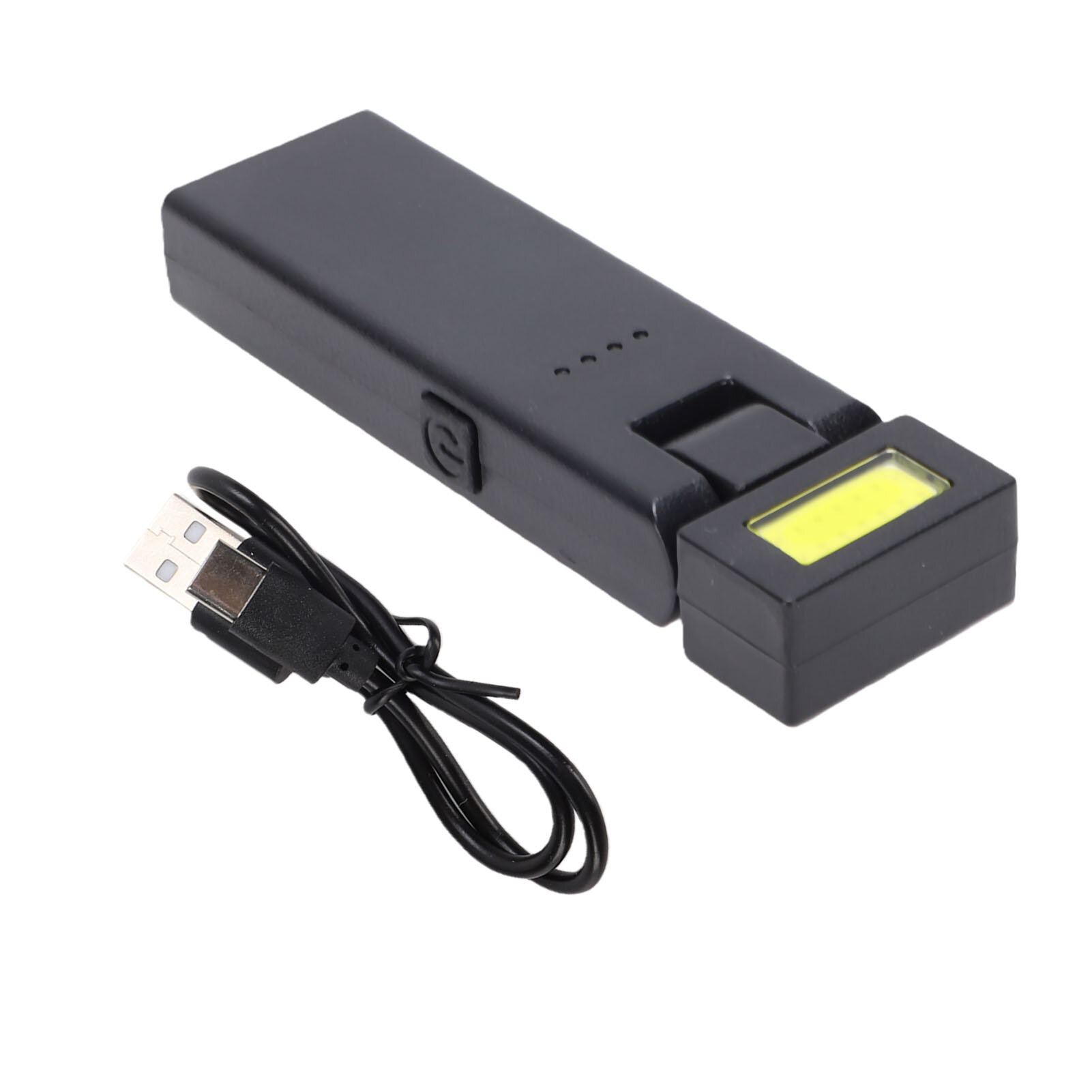 Магнитный рабочий фонарь с поворотом на 180 градусов, зажимом, перезаряжаемый светодиодный COB-фонарь для ремонта автомобилей, кемпинга и экстренных ситуаций.