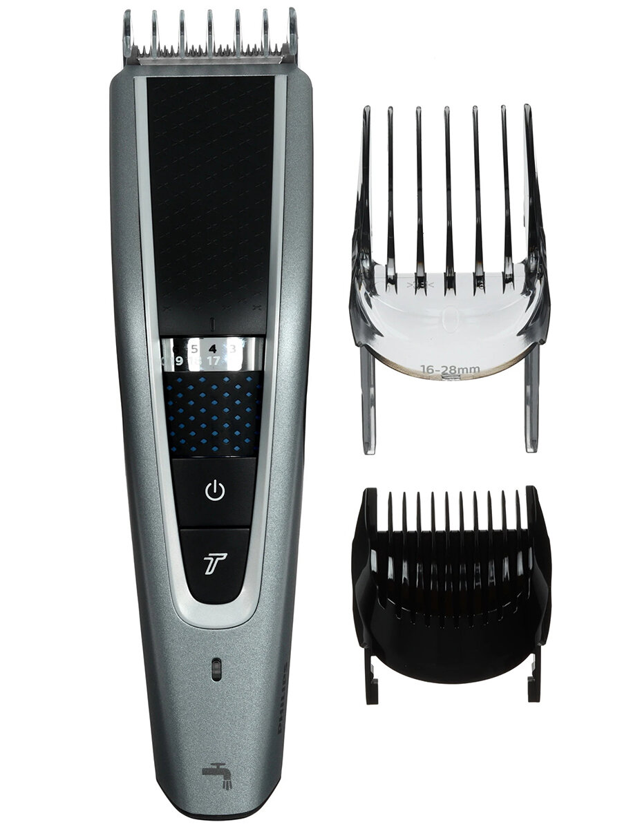 Машинка для стрижки волос Philips Series 5000 HC5630/15, 3 насадки, ширина ножа 41 мм