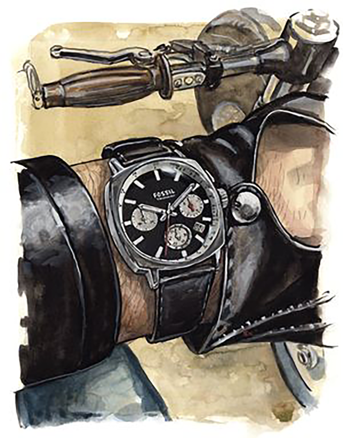 Картина по номерам "Мужские часы", хлопковый холст на подрамнике 40х50 см, акрил, 000 Art Hobby Home