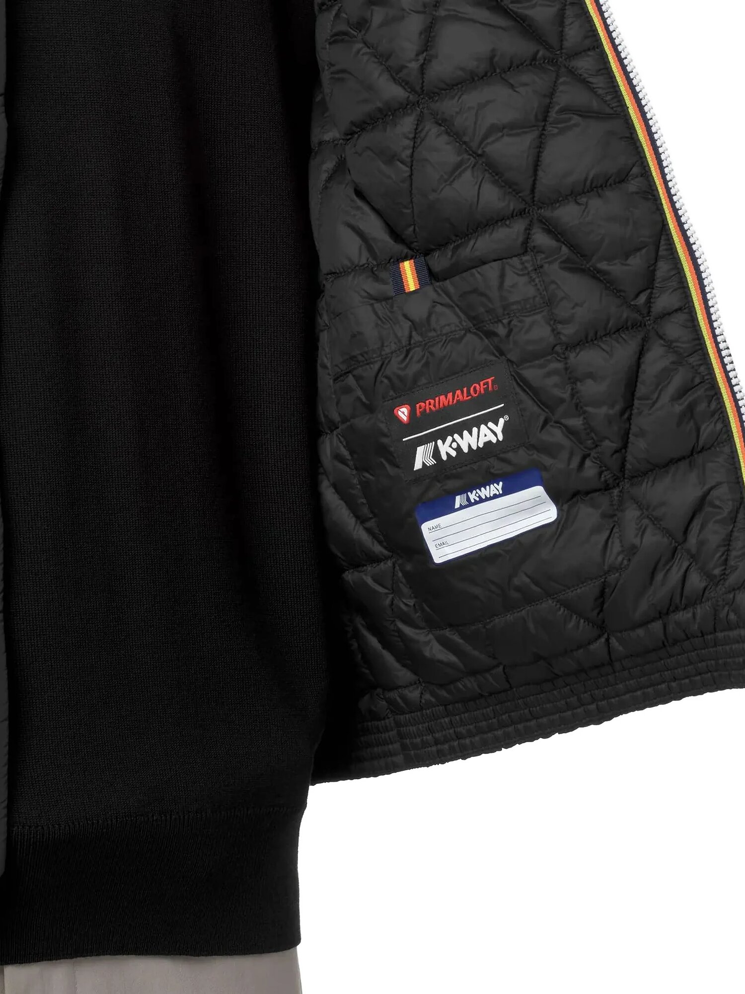 Куртка K-WAY, размер XS, black/black — фото 1