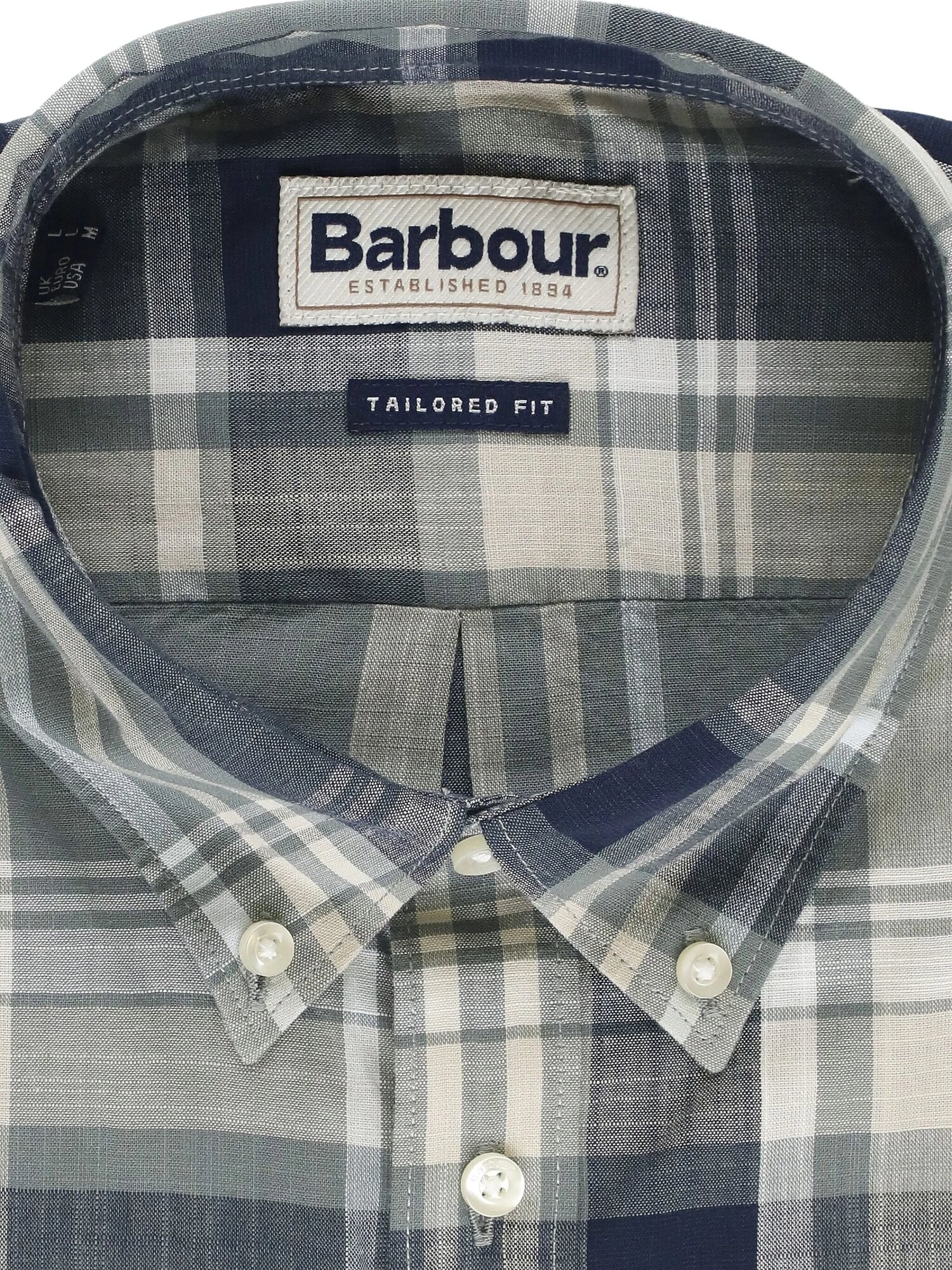 Рубашка Barbour, размер M, зеленый, — фото 1