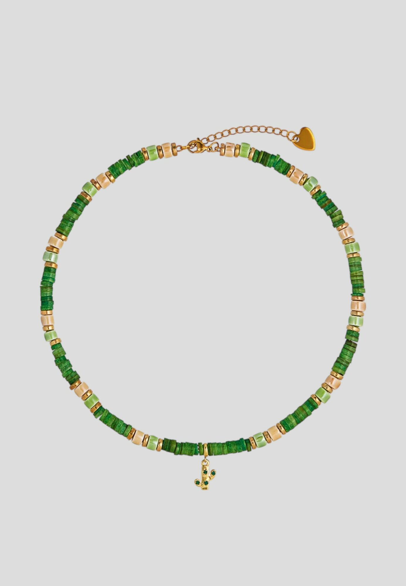 Чокер, ракушка, фианит