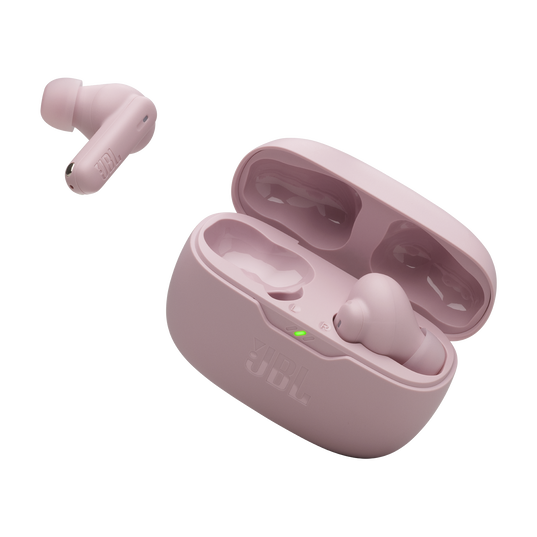 Беспроводные наушники JBL Wave Beam, с микрофоном, Bluetooth 5.2, розовый