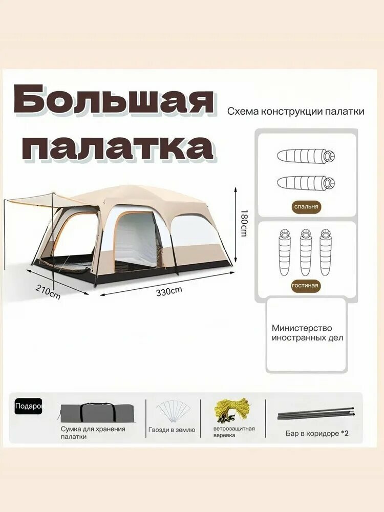 Палатка 6-местная