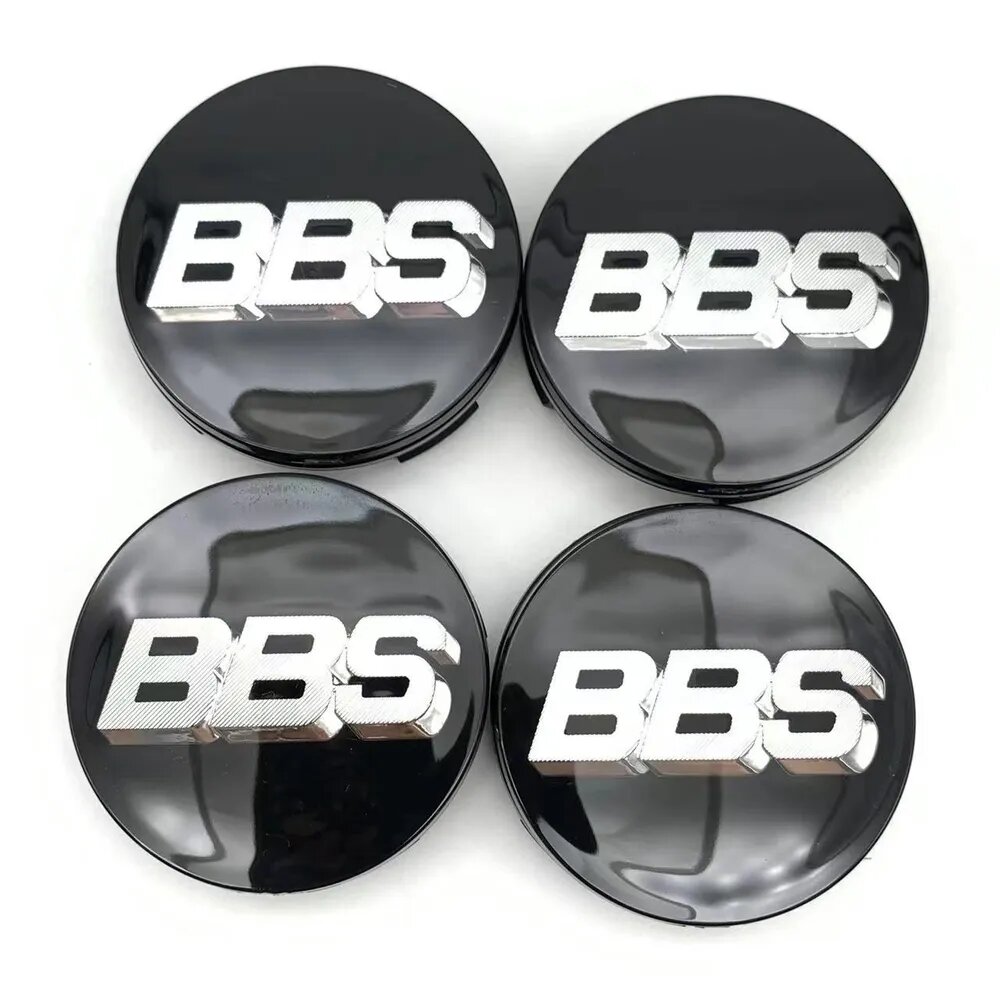BBS Колпачки на литые диски 65/62/11 мм Чёрное серебро 09.24.282 4 шт