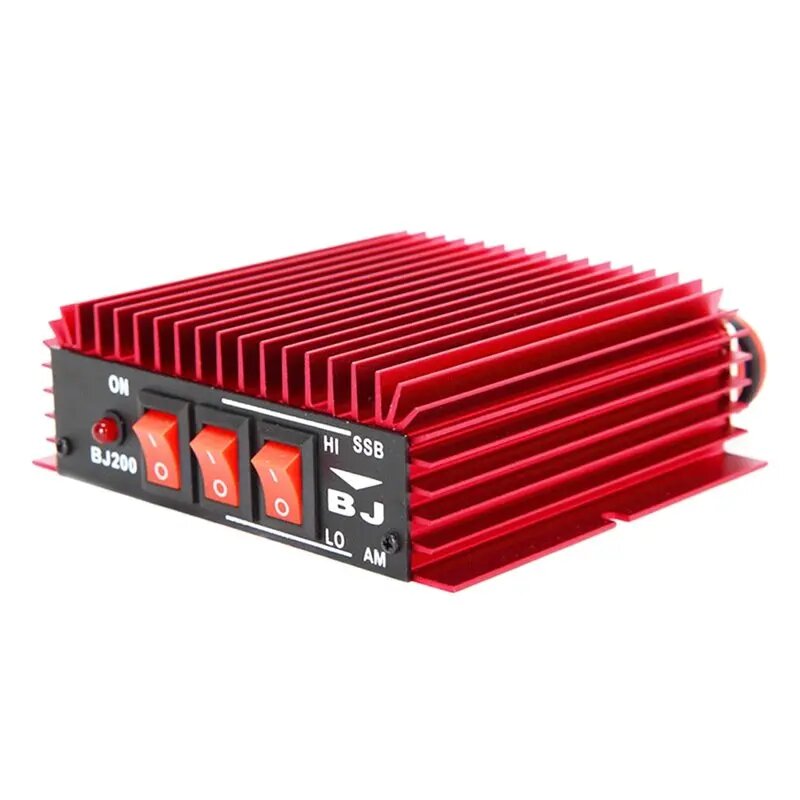 Усилитель JABS-BJ-200 Mini High Power Full Mode, CB-усилитель 3-30 МГц, с импульсным блоком питания, SSB однополярный усилитель 12-14В