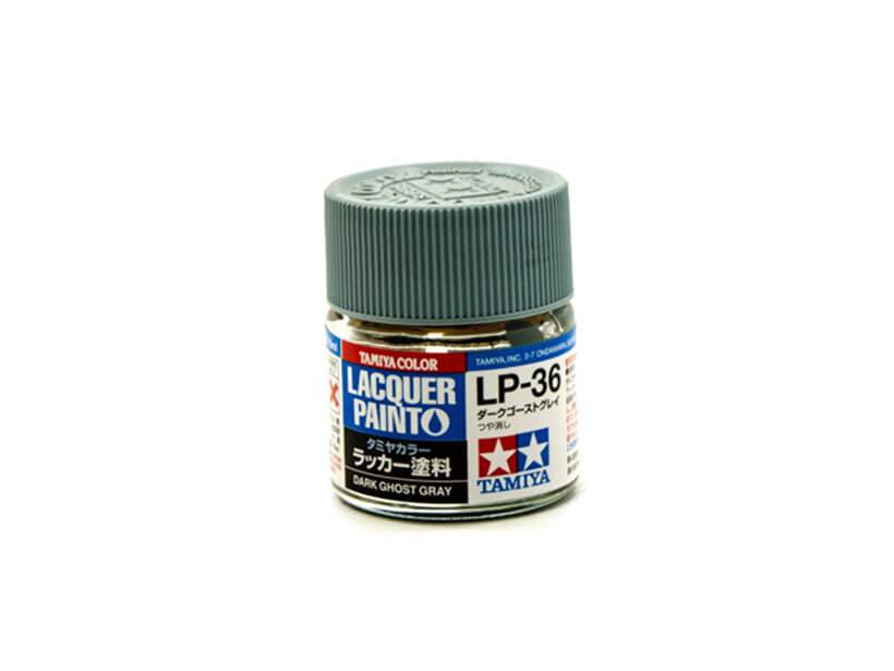 LP-36 Dark Ghost Gray (Темно-серая призрачная) краска лаковая, 10 мл. Tamiya 82136