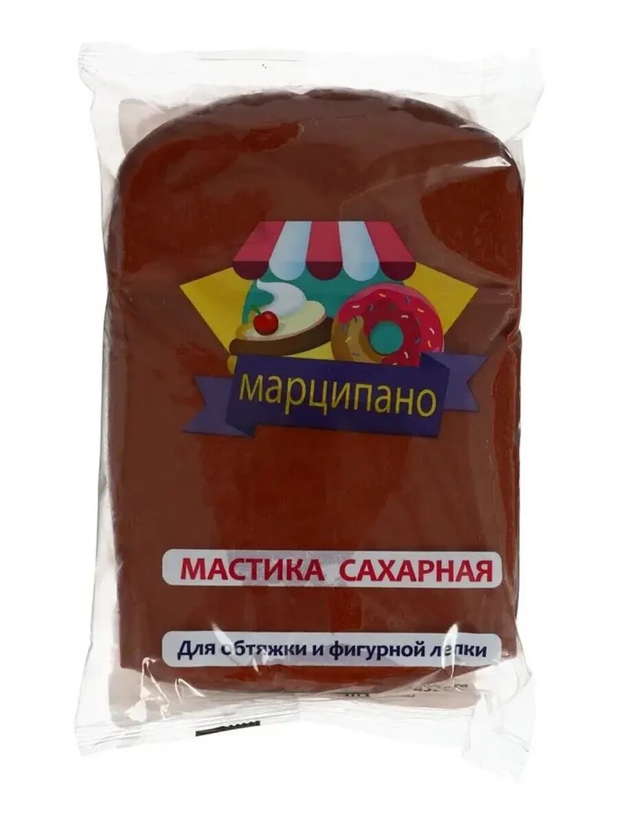 Качественная коричневая мастика для украшений