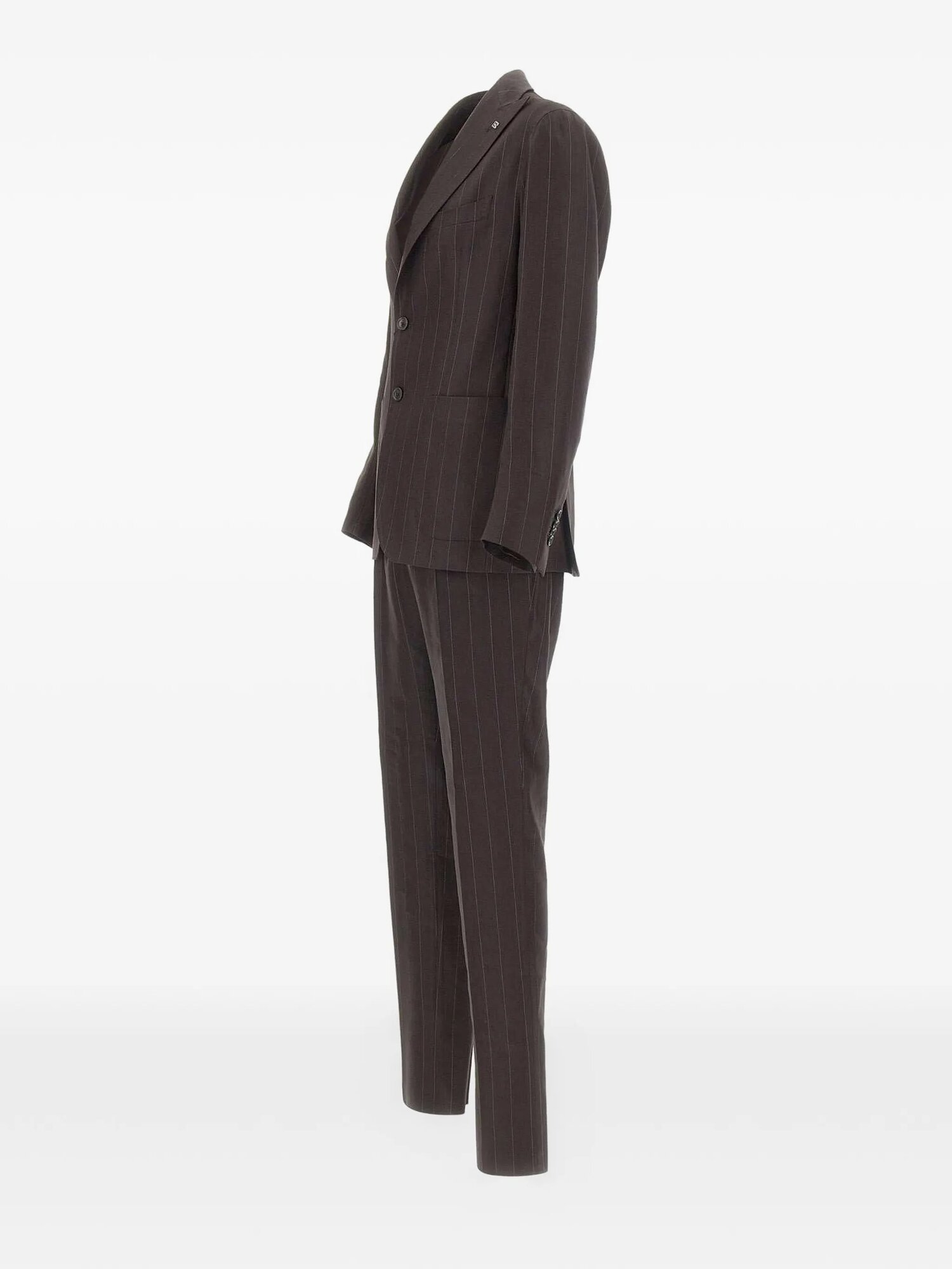 Комбинезон Tagliatore Pinstriped patch-pocket suit, размер 50 — фото 1