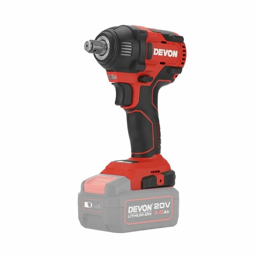 Аккумуляторный гайковерт DEVON 5733-Li-20S2, 20 В, 310 Нм без аккумулятора и ЗУ