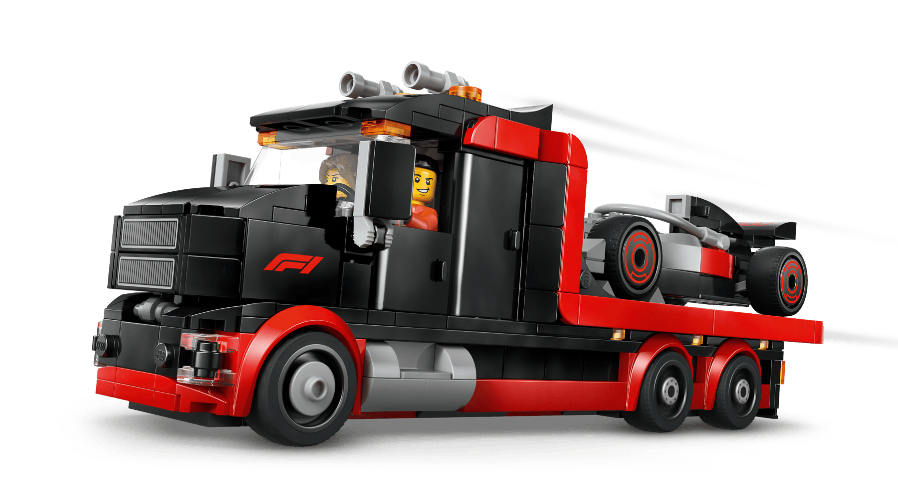 Конструктор LEGO City 60493 Выставочный грузовик F1 с автомобилем Audi, 508 дет. — фото 1