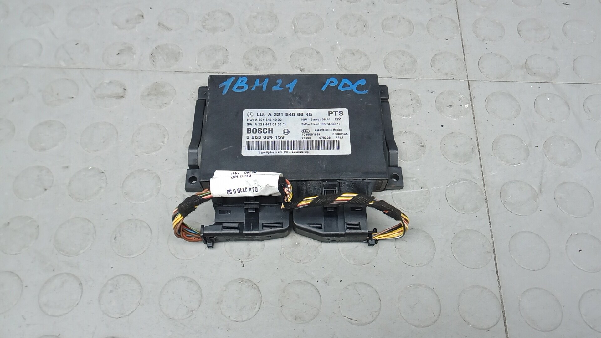 Блок PDC (парктроников) MERCEDES BENZ S-CLASS W221, Номер 0263004159, a2215406645