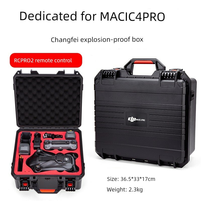 Защищенный от ударов чехол для DJI Mavic 4 Pro Creator RC Pro2, черный цвет