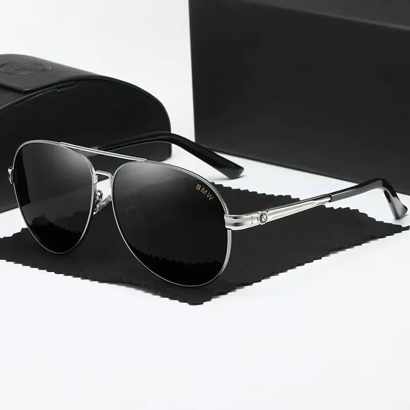 Солнцезащитные очки BMW Aviator Grey Silver