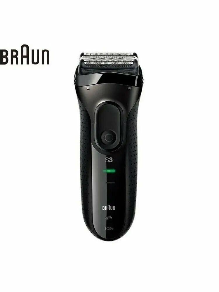 Braun Электробритва 3020S, черный, белый