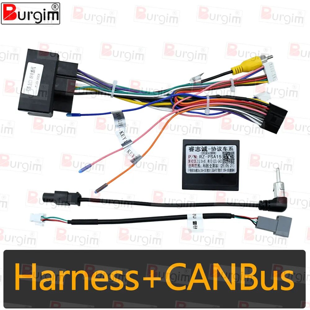 Жгут проводов и CANBus Burgim для Citroen Berlingo 2008-2019