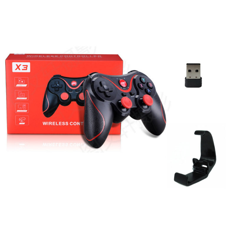 Беспроводной Bluetooth-геймпад X3 для мобильных игр, поддерживает iOS/Android.