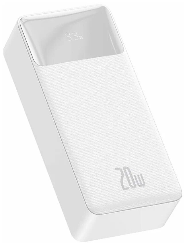 Внешний аккумулятор Baseus Bipow Digital Display 30000mah 20W белый PPDML-N02