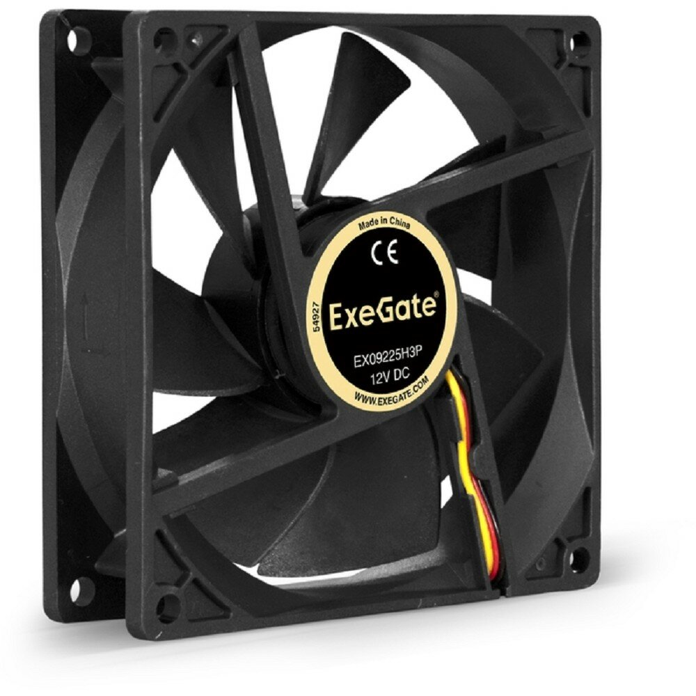 Корпусный вентилятор ExeGate EX253950RUS 2000RPM 92x92x25 мм, 1 шт