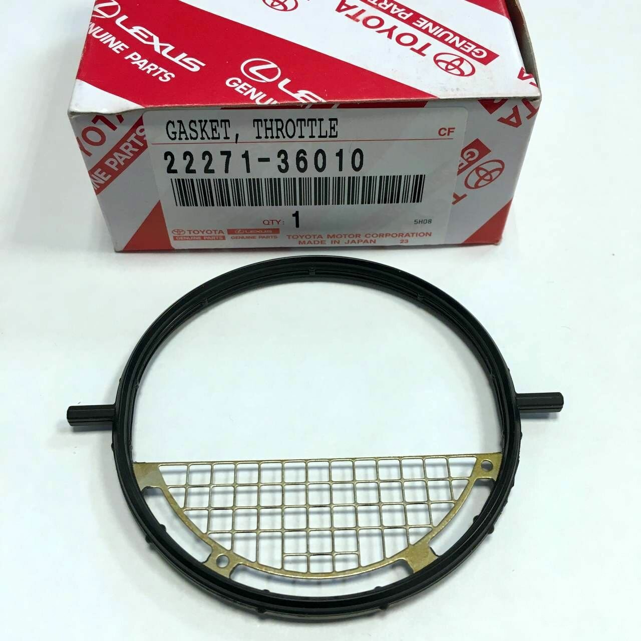 2227136010 Прокладка дроссельной заслонки TOYOTA CAMRY/RAV4/LEXUS RX/ES оригинал