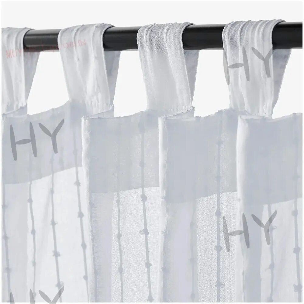 Штора гардина chuanglian 140х250 см белый