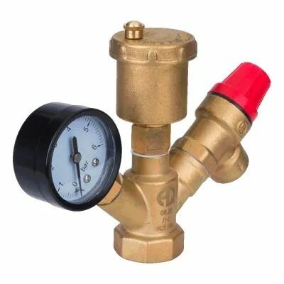Группа безопасности котла AQUALINK Компакт (50 кВт) (3 бар)