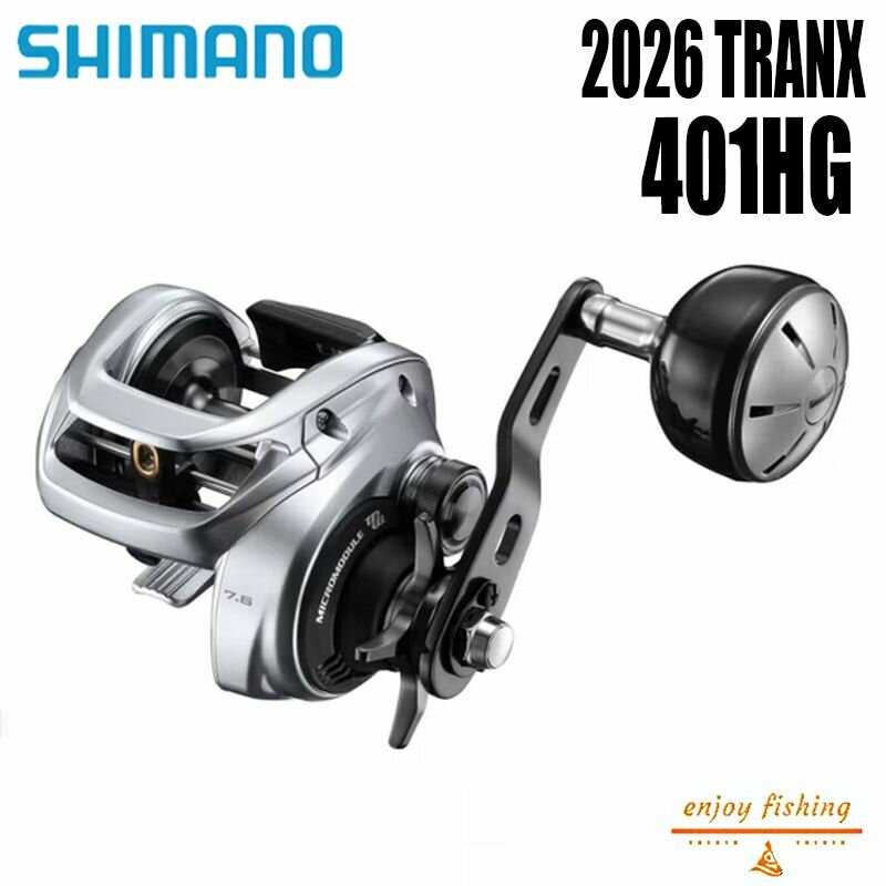 2026 SHIMANO TRANX 401HG водяная катушка для рыбалки для левой руки