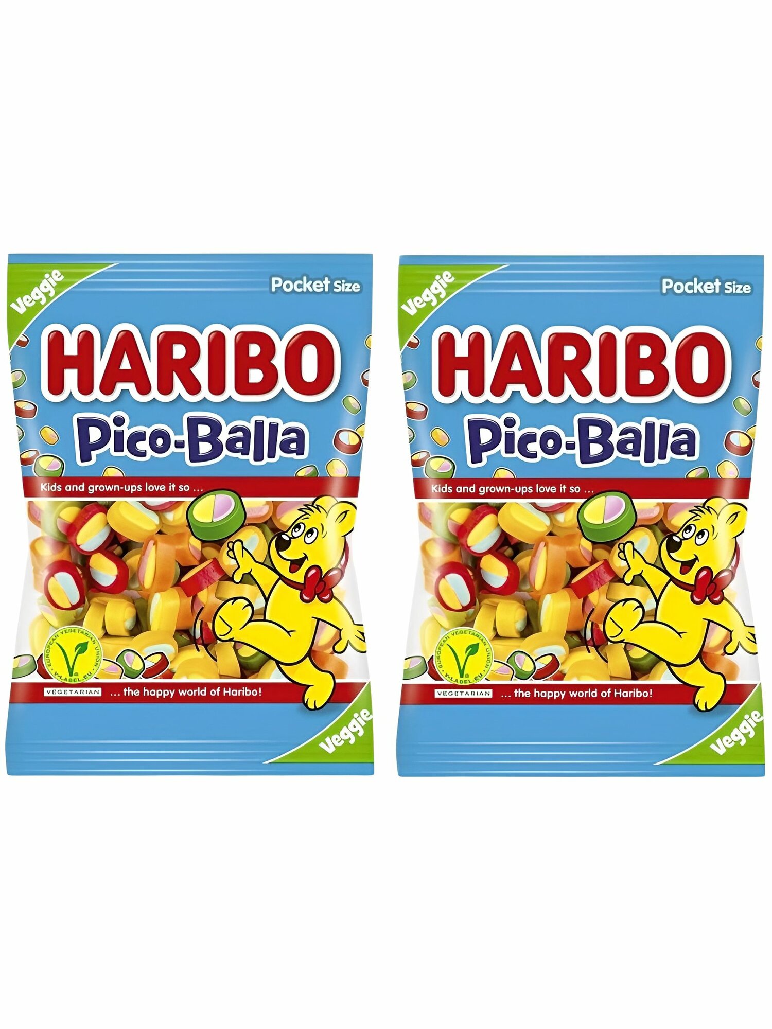 Мармелад жевательный Haribo Pico-Balla, 2 шт. по 160 гр. (Германия)
